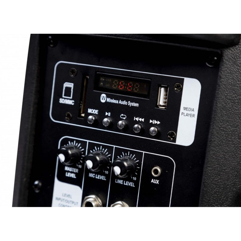 Italian Stage FRX10AW Cassa a Batteria con Radiomicrofono Usb e Bluetooth