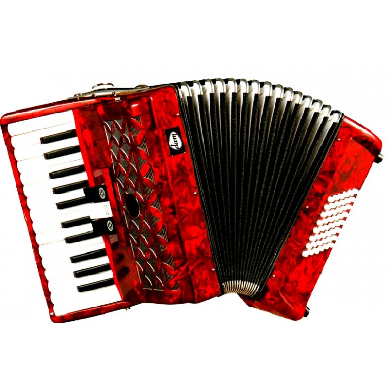 DAM 1311120RD Fisarmonica 120 Bassi 4/5 7 Registri