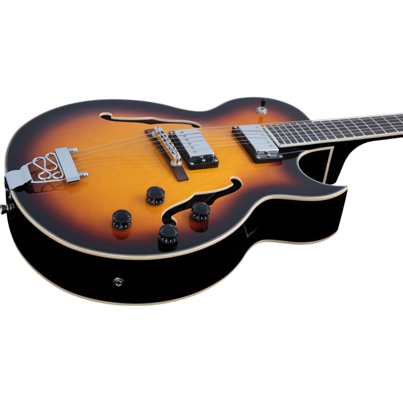 Eko SA750 Chitarra Semiacustica Sunburst