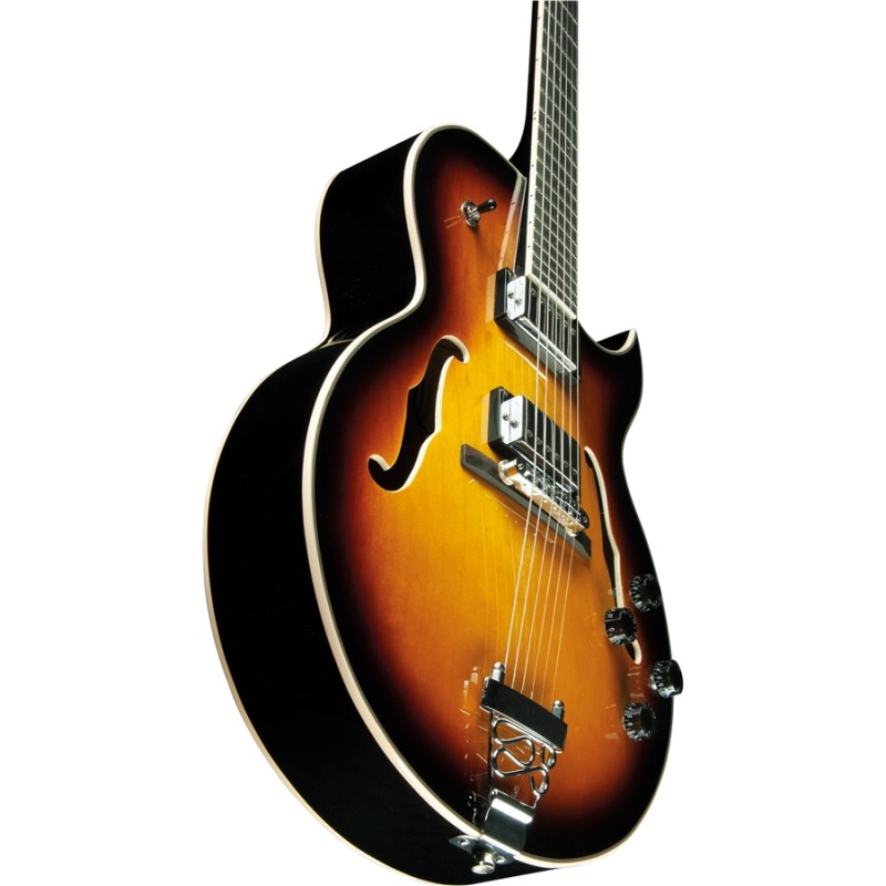 Eko SA750 Chitarra Semiacustica Sunburst