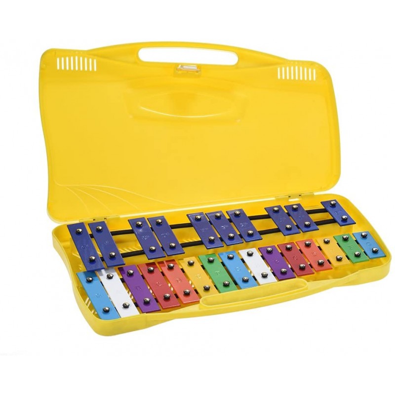 Blue Sky Metallofono 25 Note Glockenspiel Scolastico Metallofono per Scuola