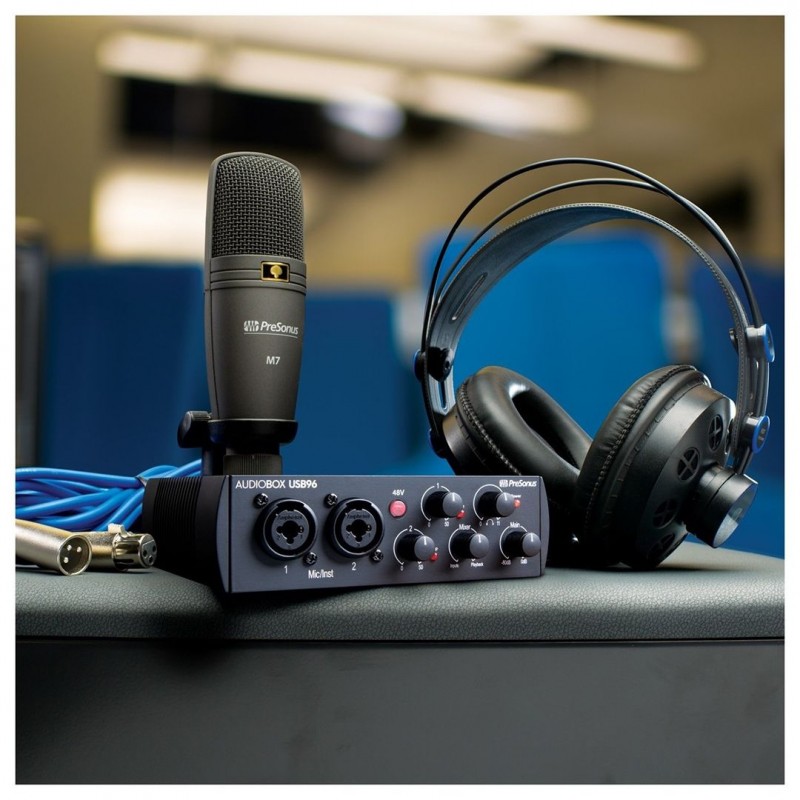 Presonus Audiobox 96 Studio Ultimate Bundle 25th Anniversary Kit Scheda ...