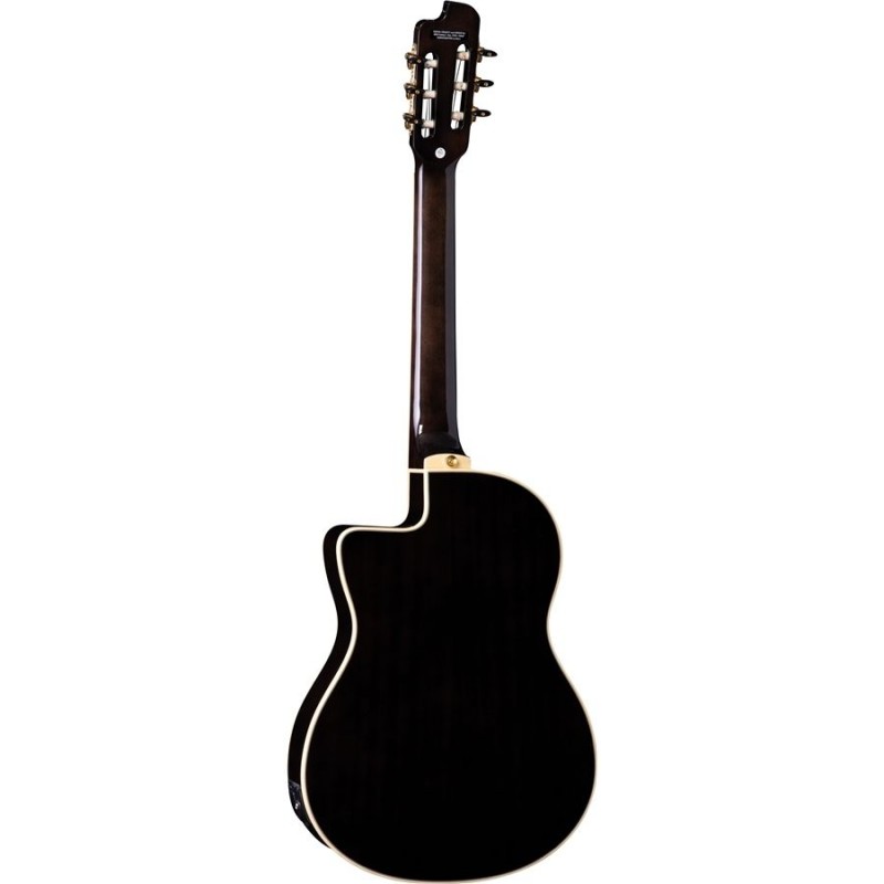 Eko NXT N100CE Chitarra Classica Elettrificata Cutaway See Through Black